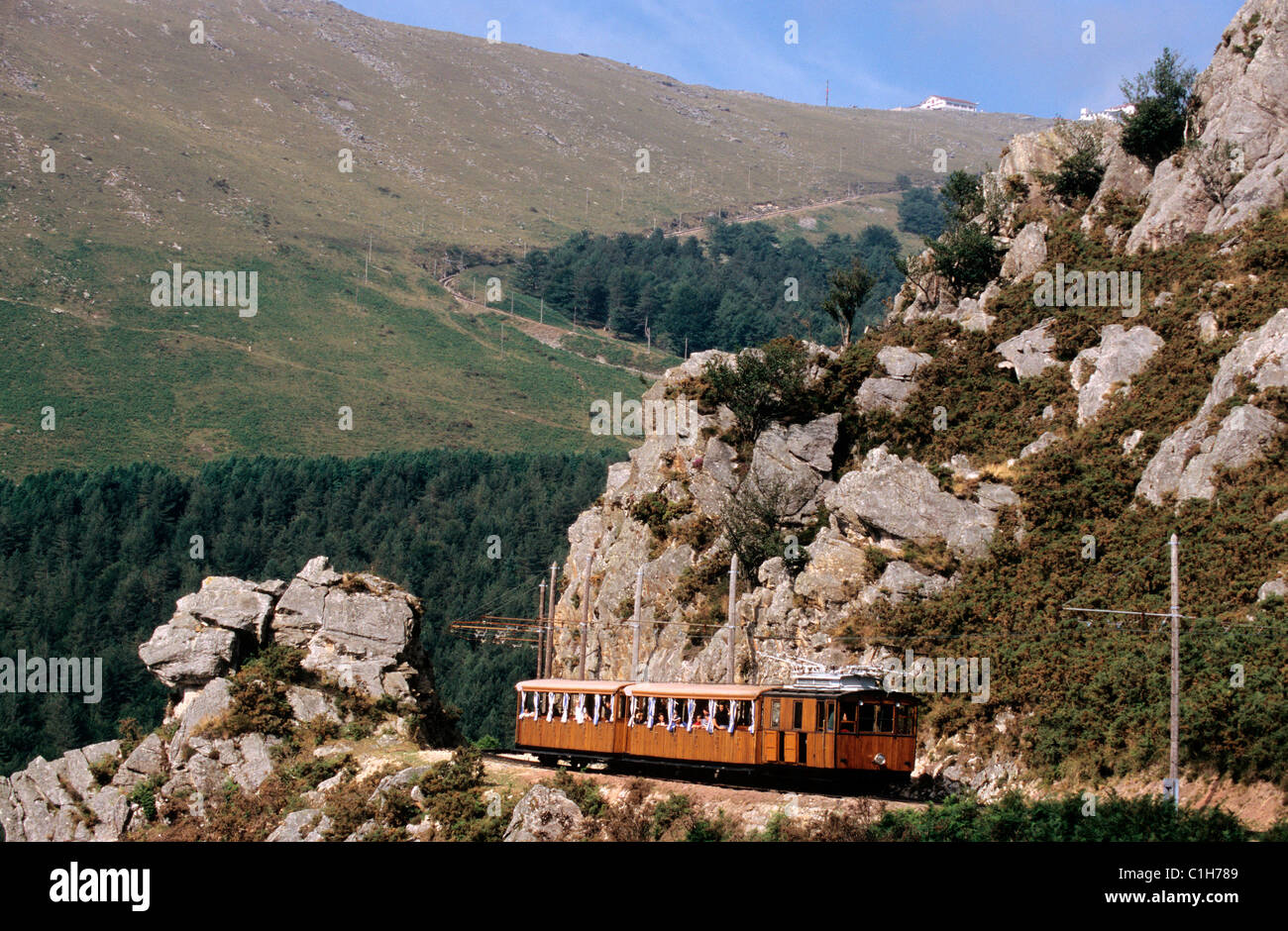 Petit train de la rhune hi-res stock photography and images - Alamy