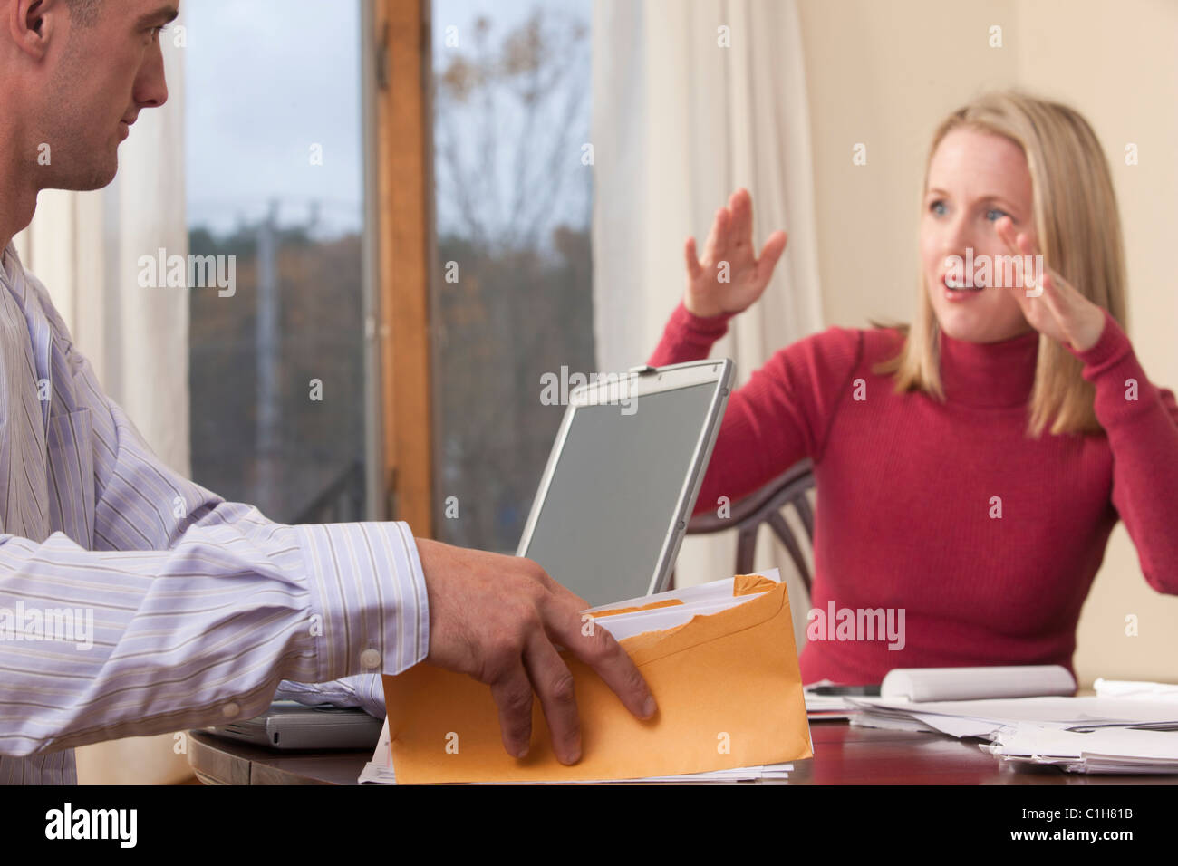 Woman and man signing the word 'House' in American Sign Language Stock ...