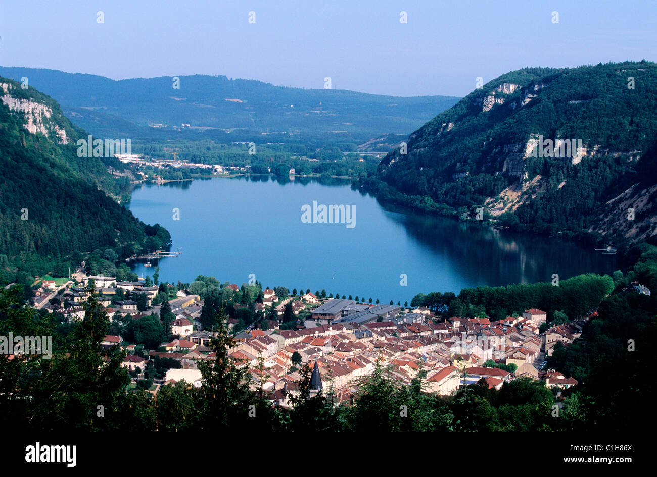 France, Ain, Nantua's lake Stock Photo - Alamy