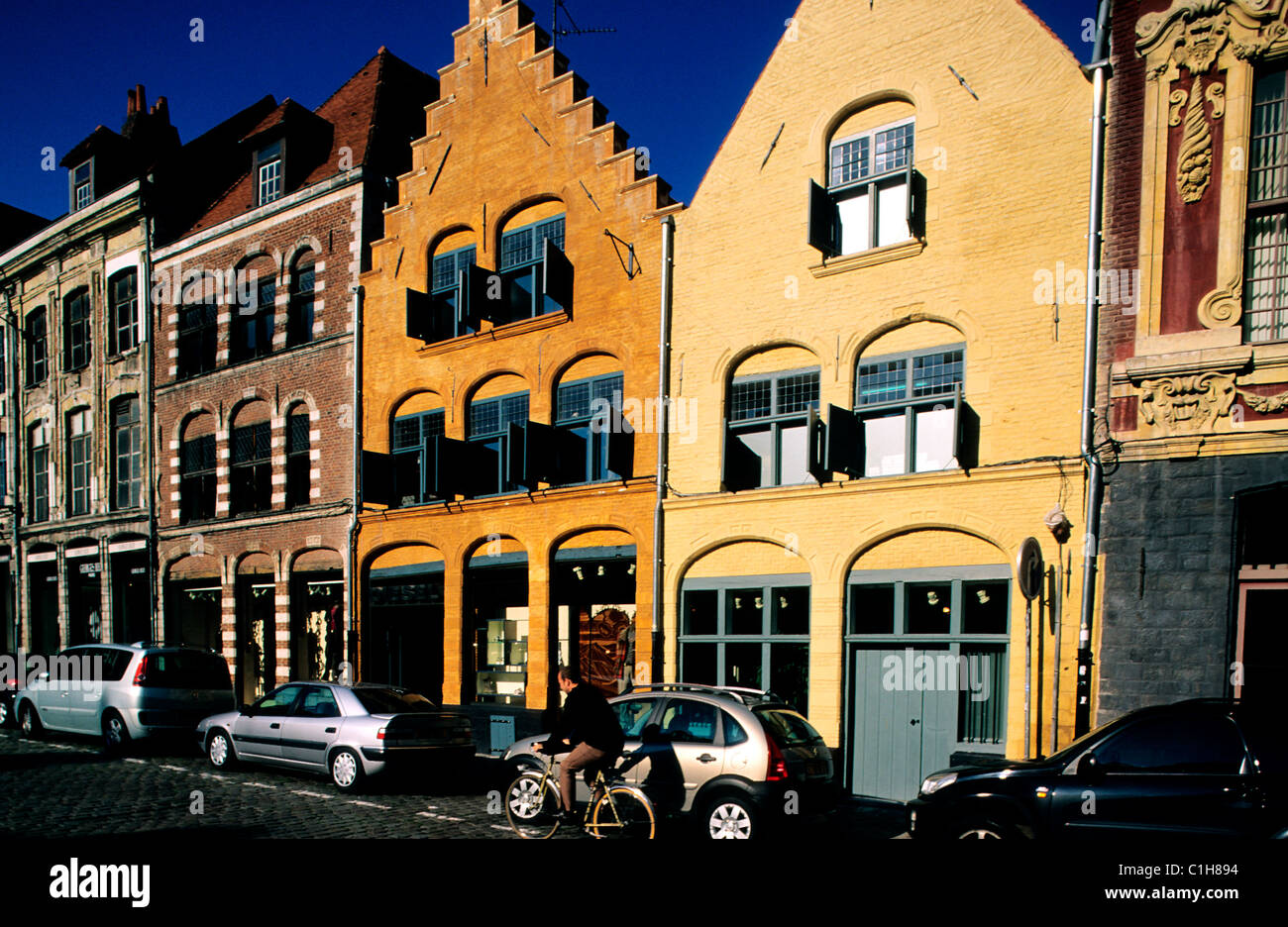 France, Nord, Lille, houses of the old city Stock Photo - Alamy