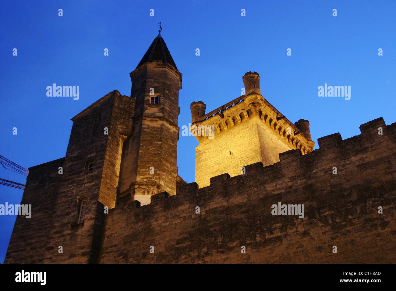 France, Gard, Uzes castle also called Le Duche (dukedom Stock Photo - Alamy