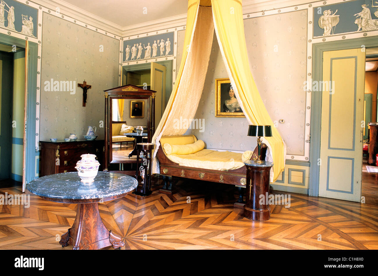 France, Jura, Syam castle, paladio villa Stock Photo - Alamy