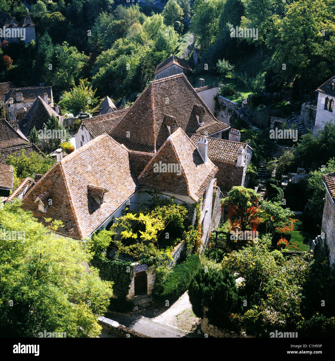 France Lot Lot Valley Saint Cirq Lapopie village labelled Les Plus ...