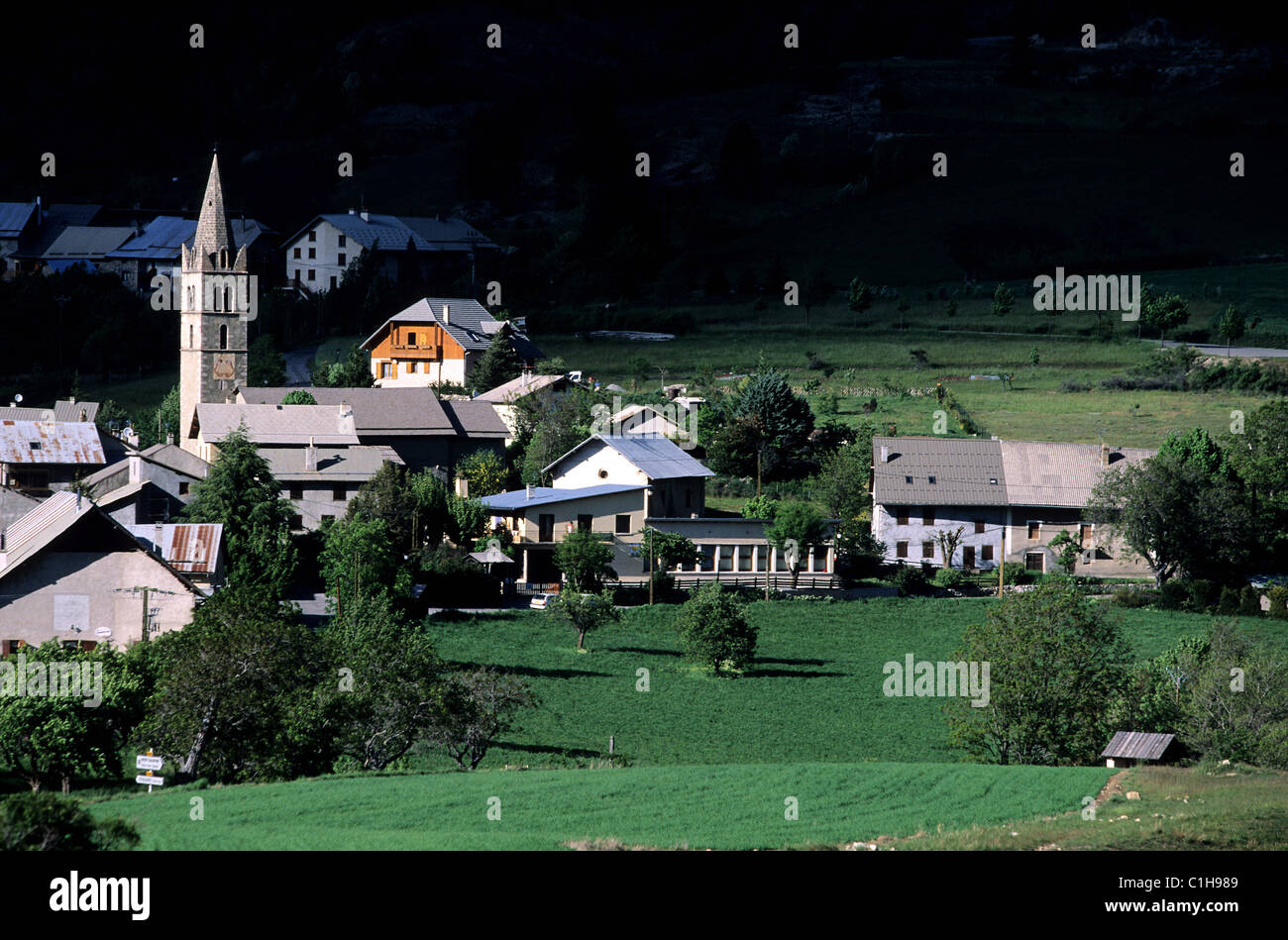 France, Hautes Alpes, Eygliers village Stock Photo - Alamy