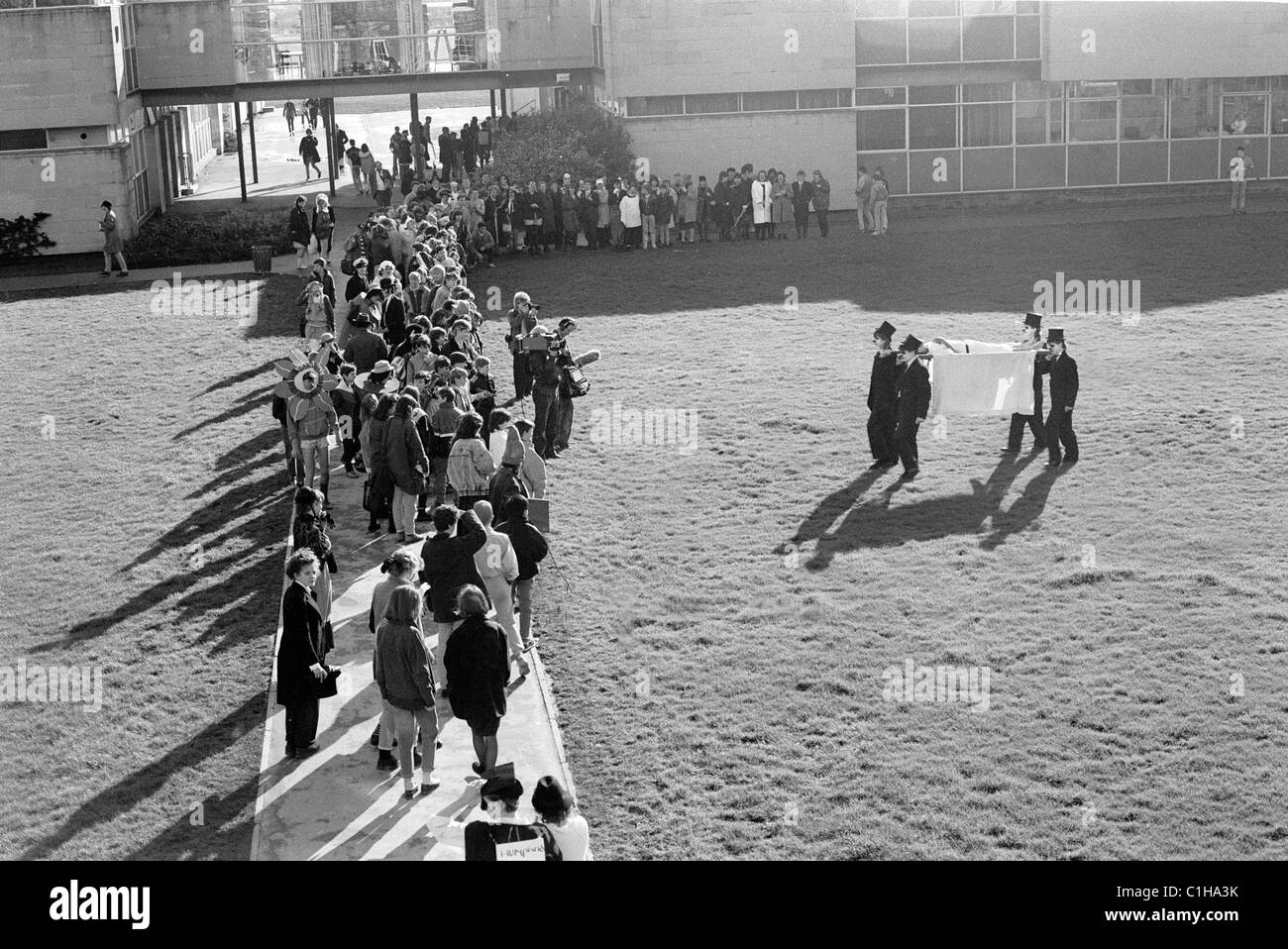Staff students fancy dress first Comic Relief Red Nose day Devizes ...
