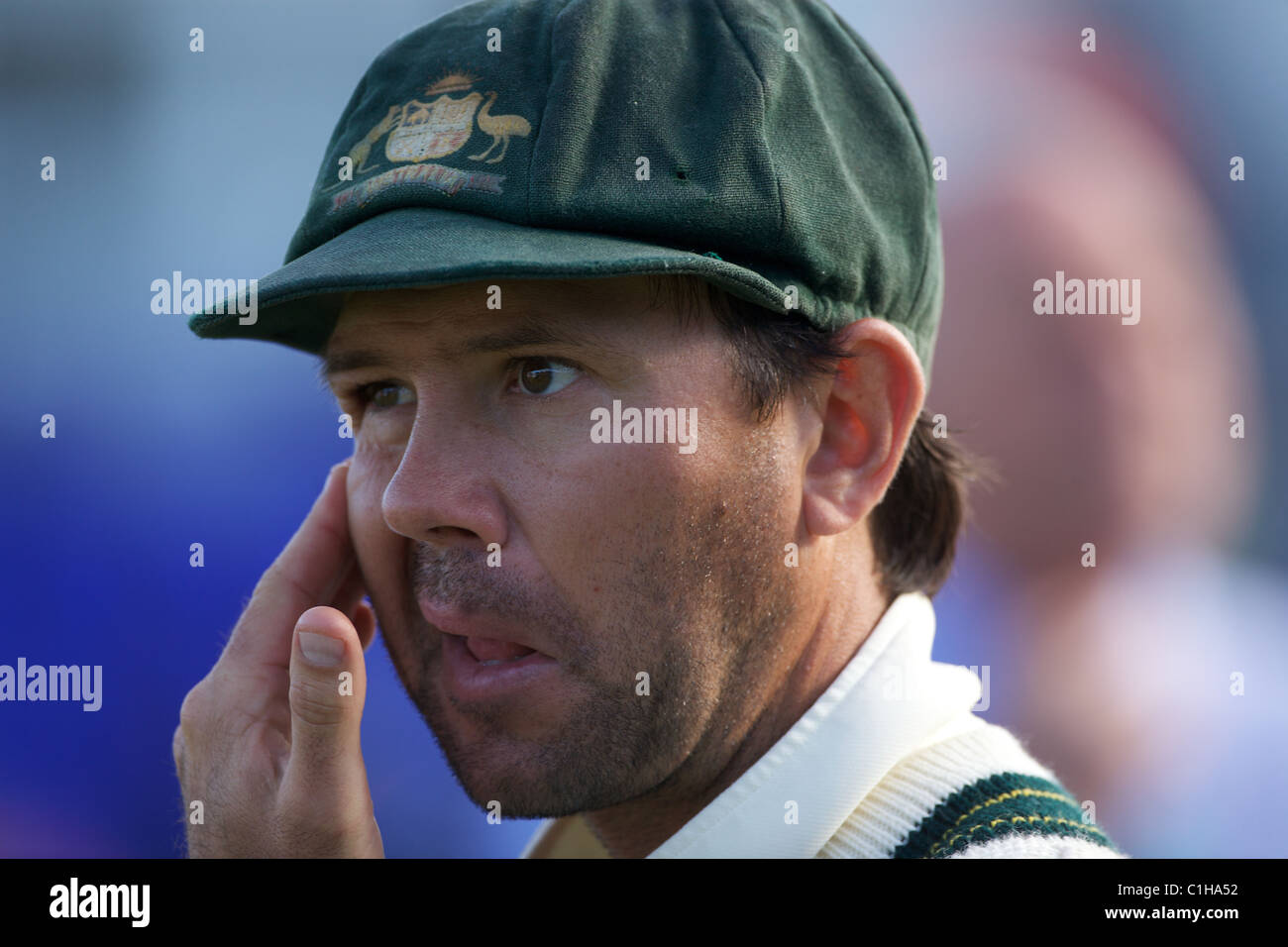 Australian Captain Ricky Ponting during the England V Australia Ashes ...