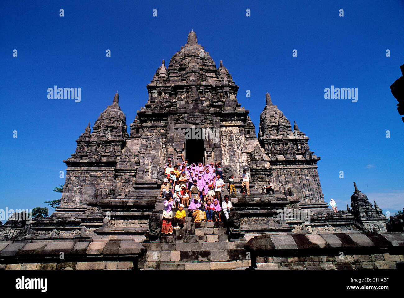Indonesia, central Java, Yogyakarta area, Candi Sewu temple Stock Photo ...