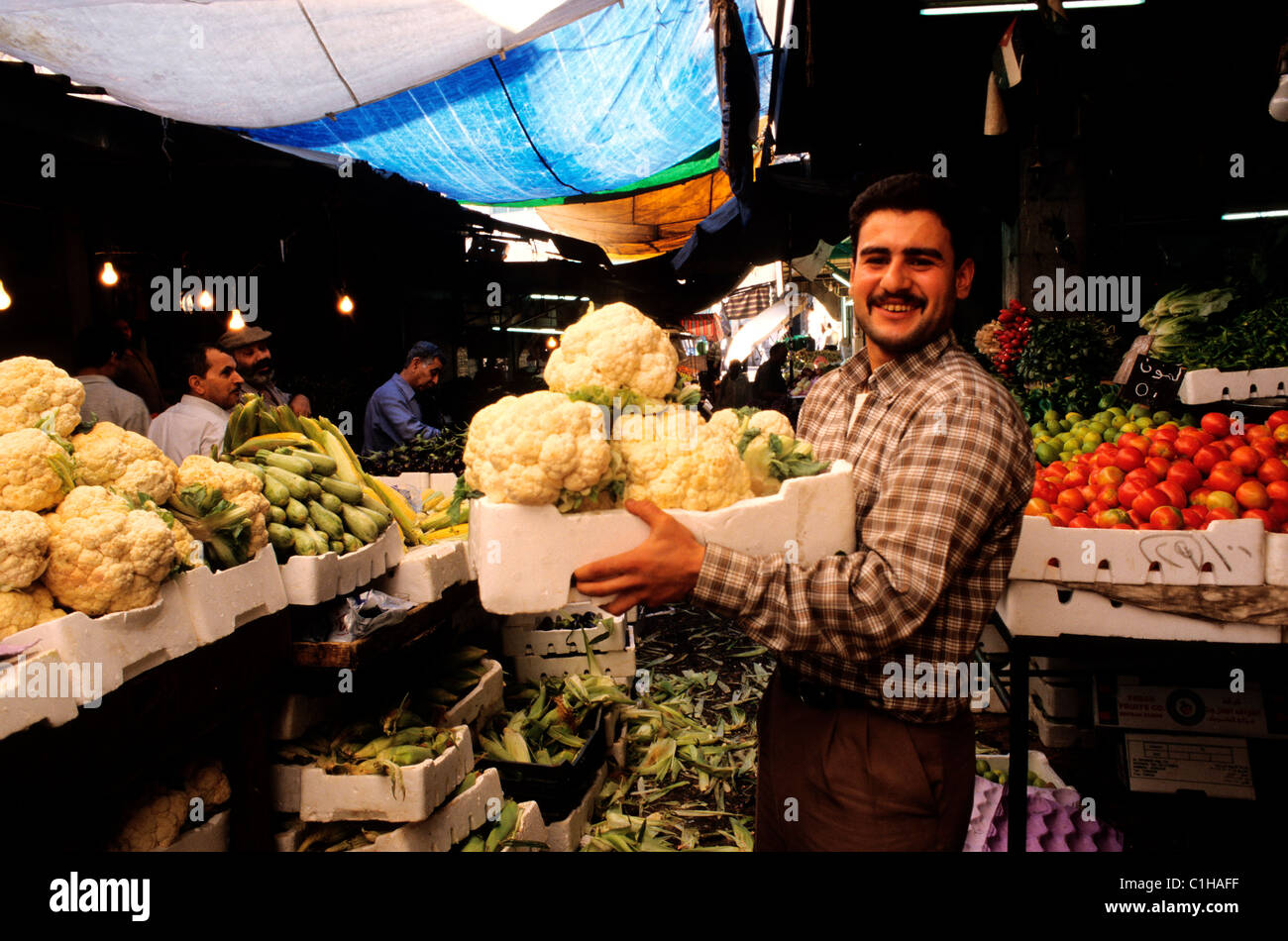 Jordan, Amman, market Stock Photo - Alamy