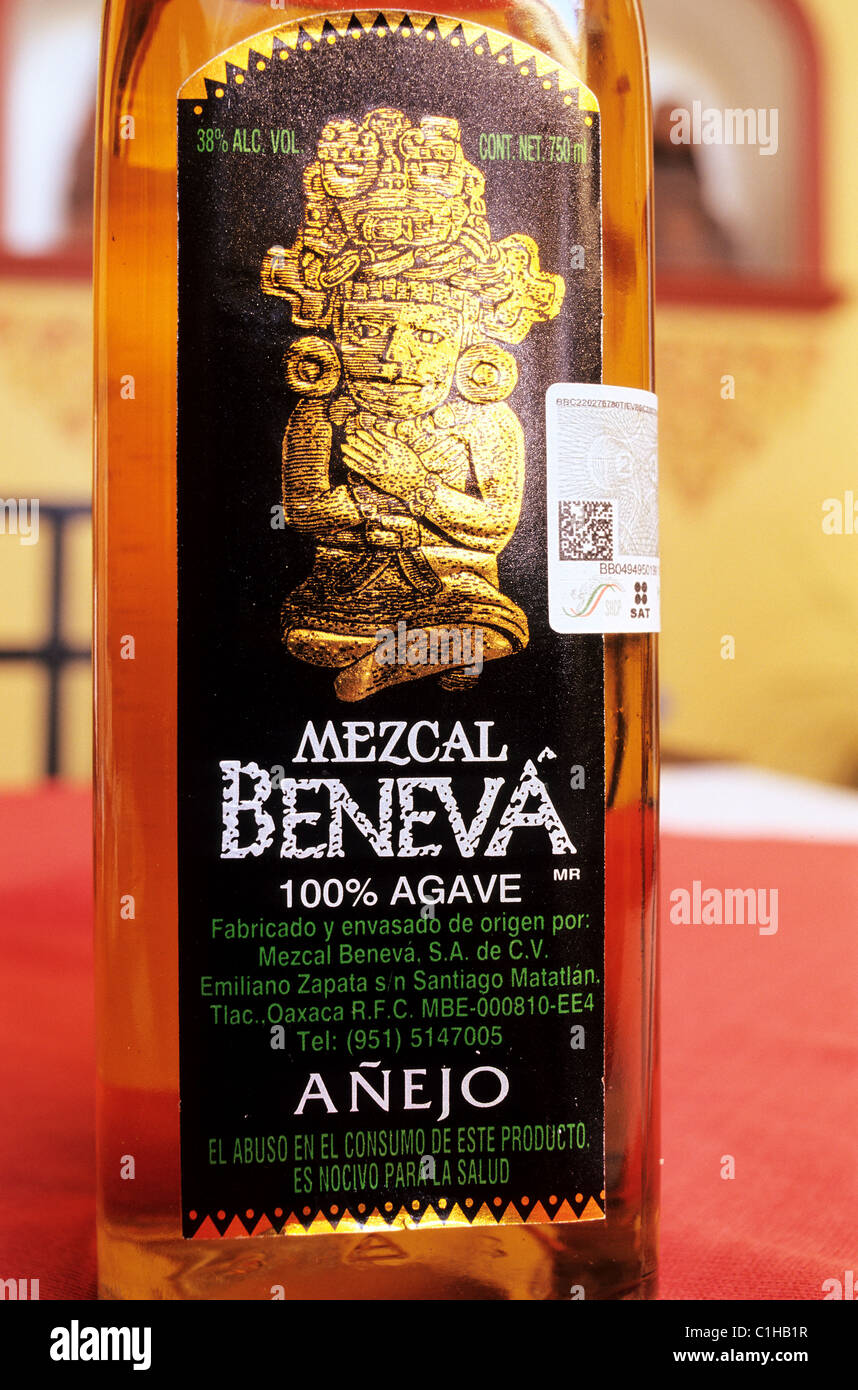 Mexico, Oaxaca, the mezcal, alcohol from agave Stock Photo - Alamy