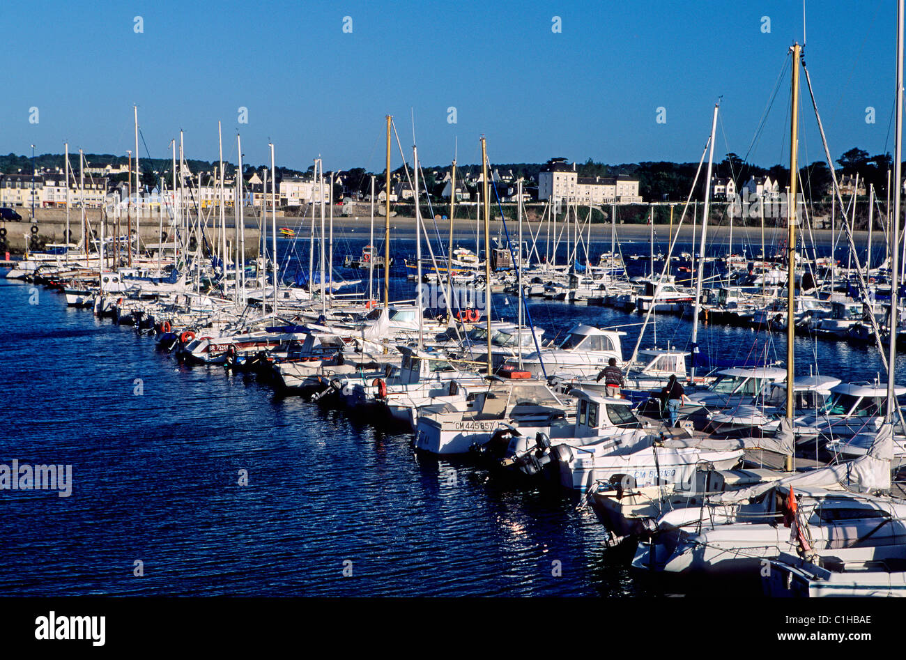 France, Finistere, Morgat, marina, Crozon Peninsula Stock Photo - Alamy