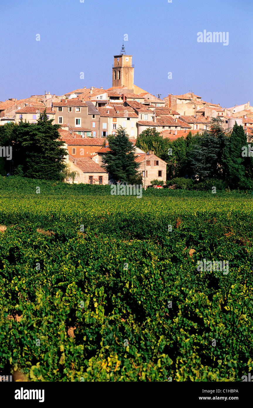 France, Vaucluse, village of Sablet Stock Photo - Alamy