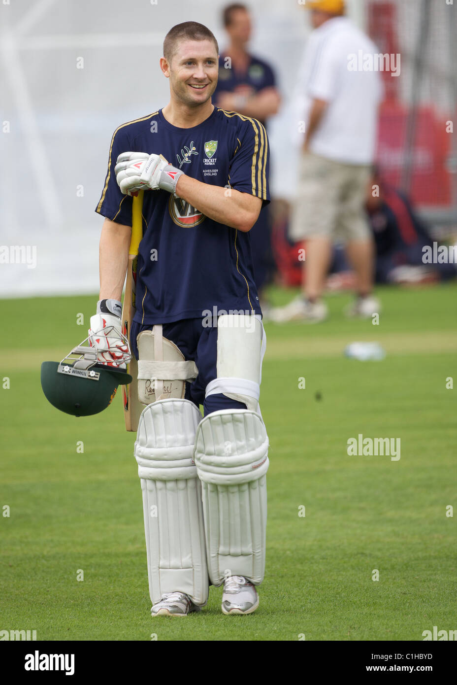 Michael Clarke at the Australia team training in preparation for the ...
