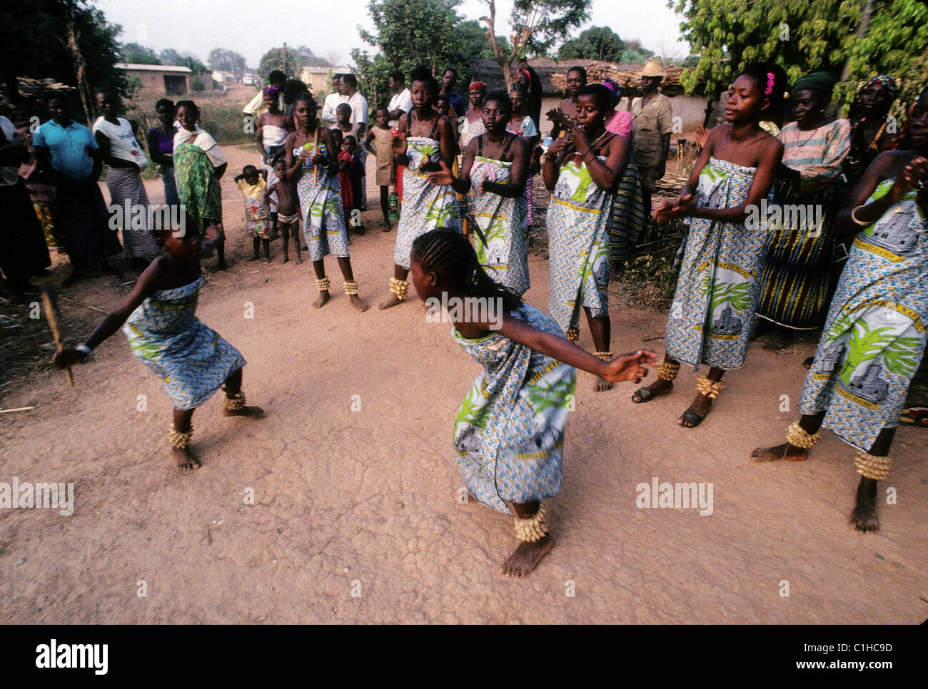 Benin, Atacora Department, Natitingu village, dancers Stock Photo - Alamy