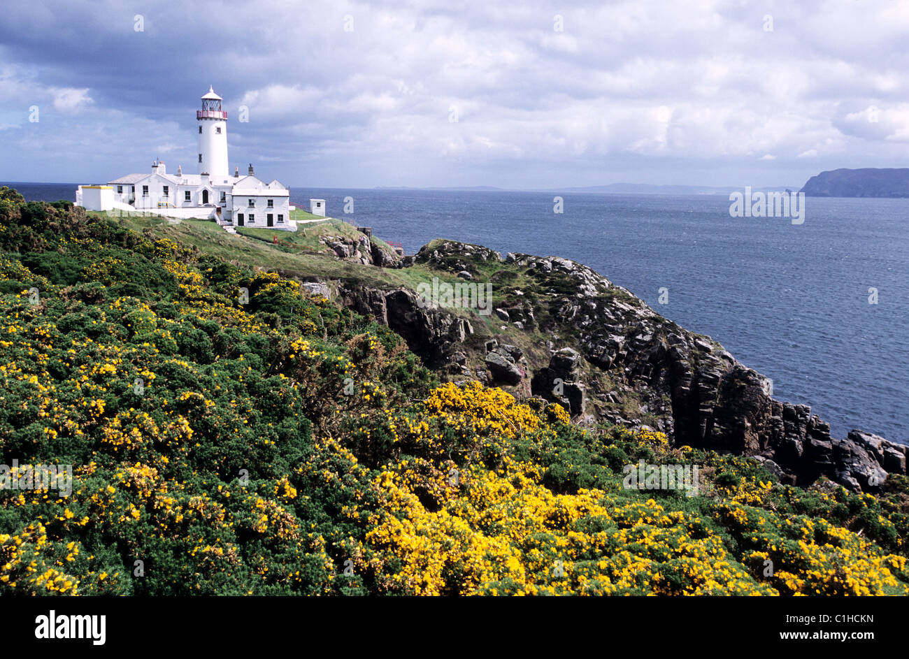 Republic of Ireland, province of Donegal, Fanad Head peninsula Stock ...