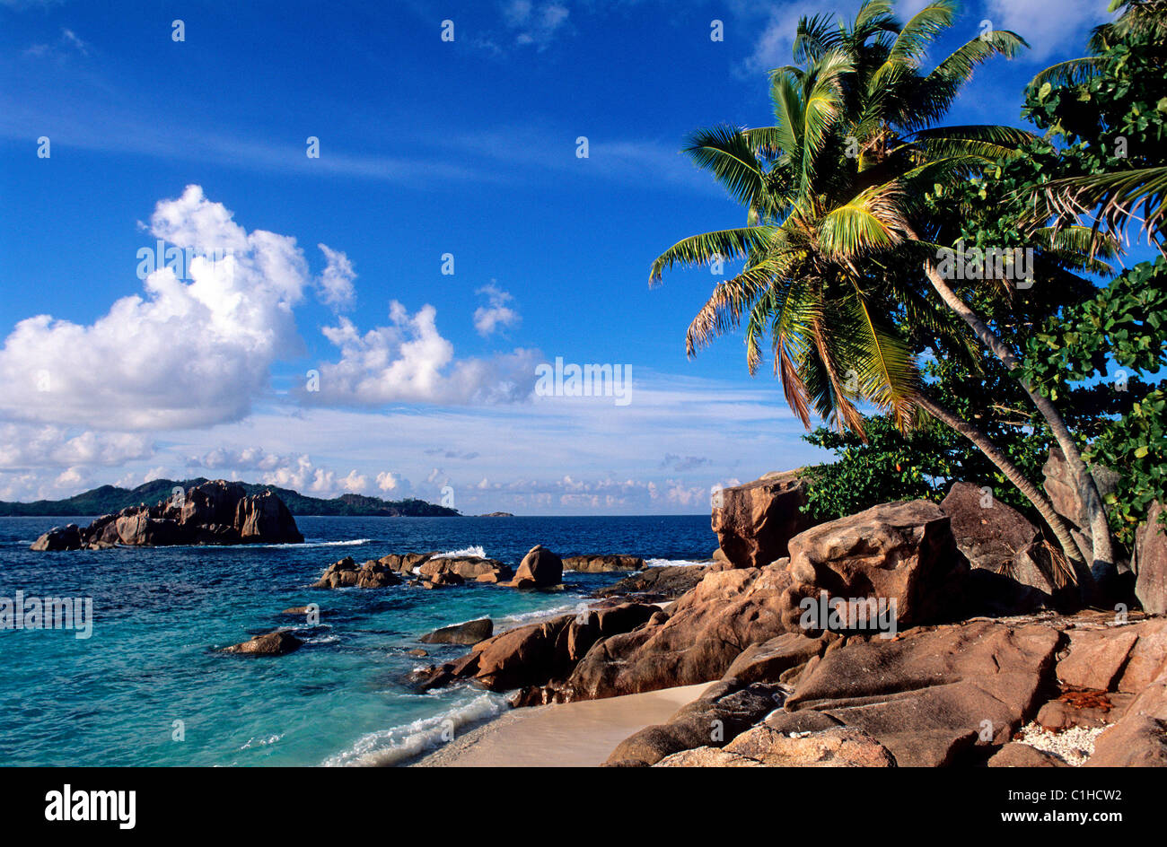 Seychelles, Praslin Island Stock Photo - Alamy
