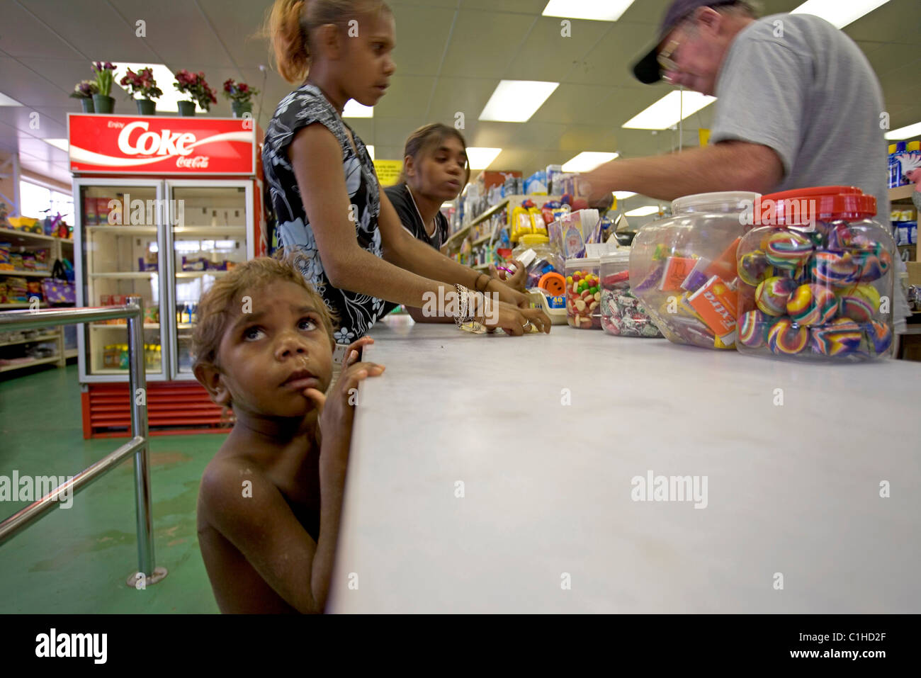 Australia, Northern Territory, Hermannsburg aborigine community to west ...