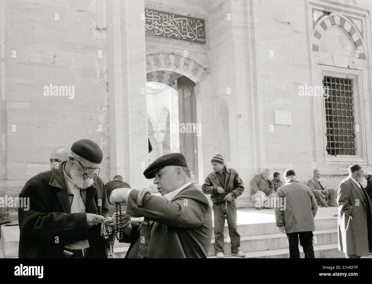 Beyazit Square Flea Market Bazaar in Istanbul in Turkey in Middle East ...