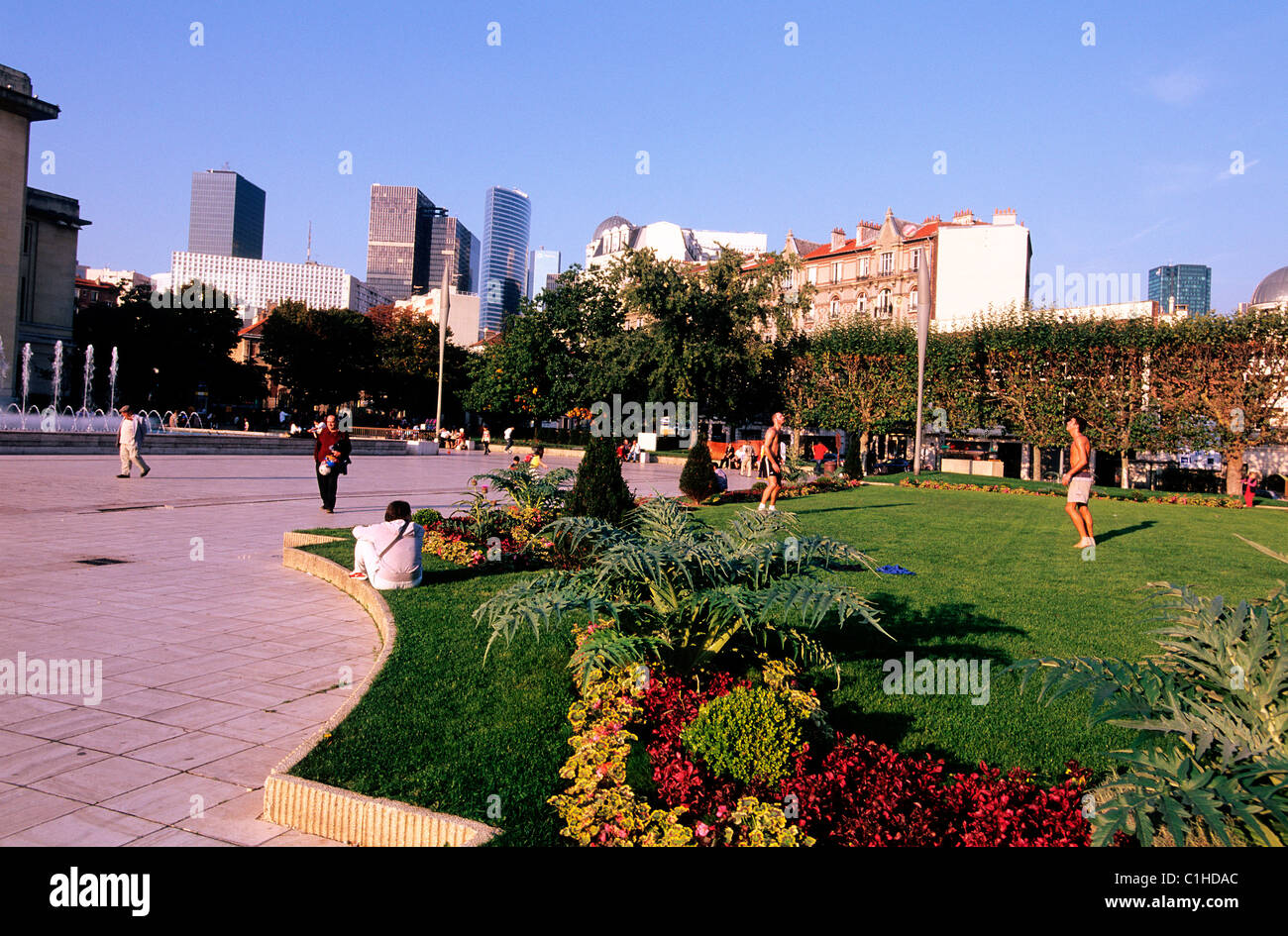 France, Hauts de Seine, Puteaux, Town Hall square Stock Photo - Alamy