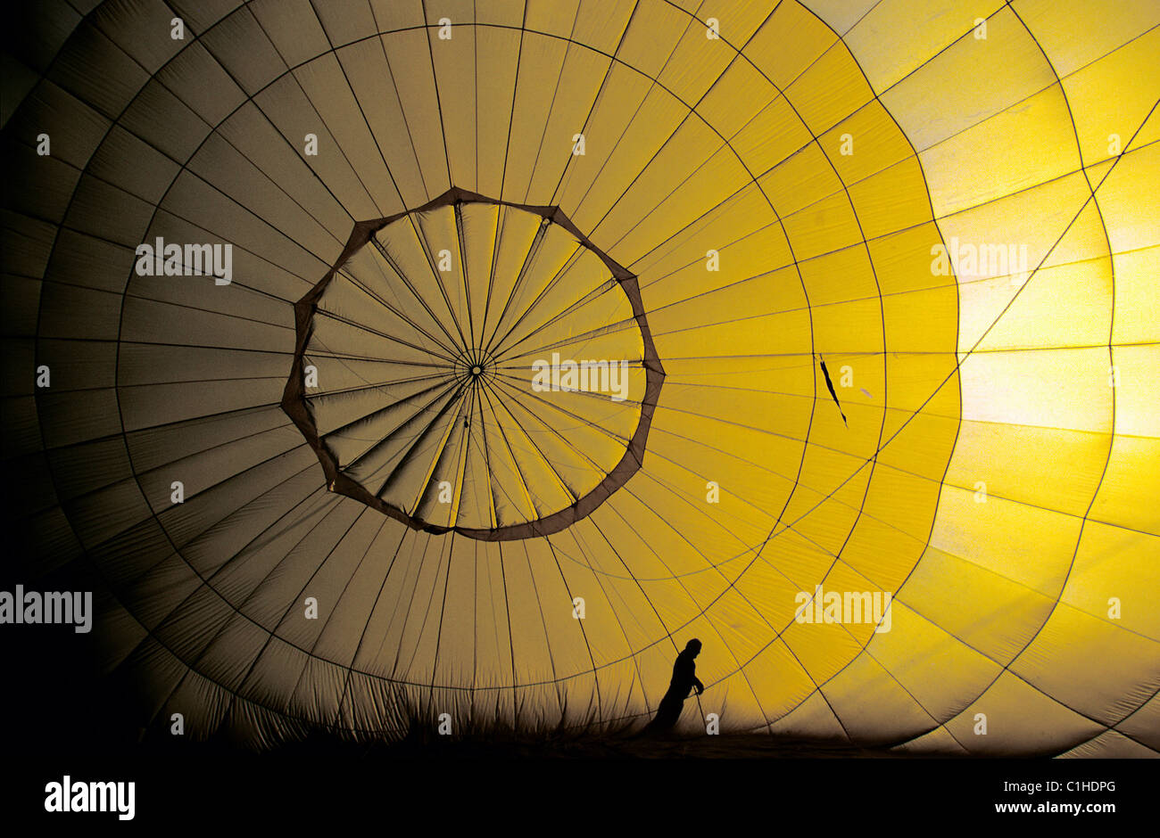 France, a hot air balloon Stock Photo - Alamy