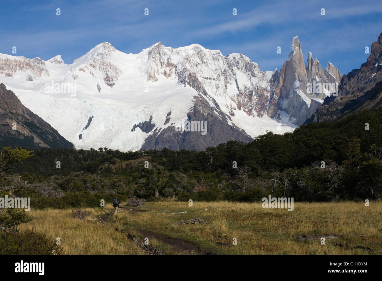 Panoramic view cerro torre hi-res stock photography and images - Alamy