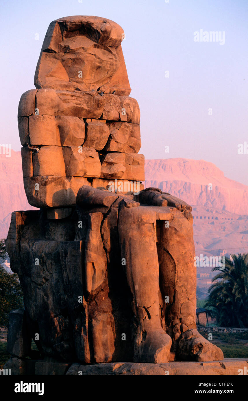 Egypt Memnon Colossus High Resolution Stock Photography and Images - Alamy