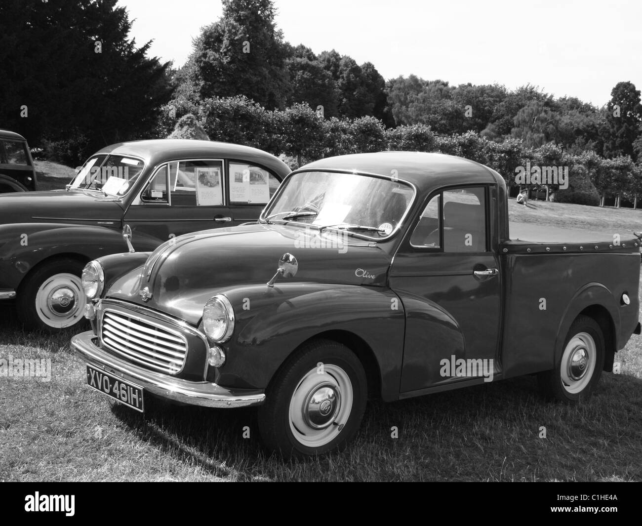 Classic british old red Black and White Stock Photos & Images - Alamy