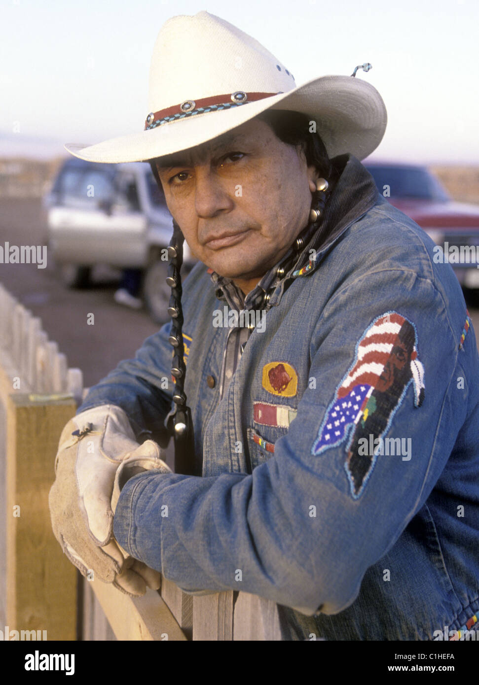 Actor and native American activist Russel Means outside his home in ...