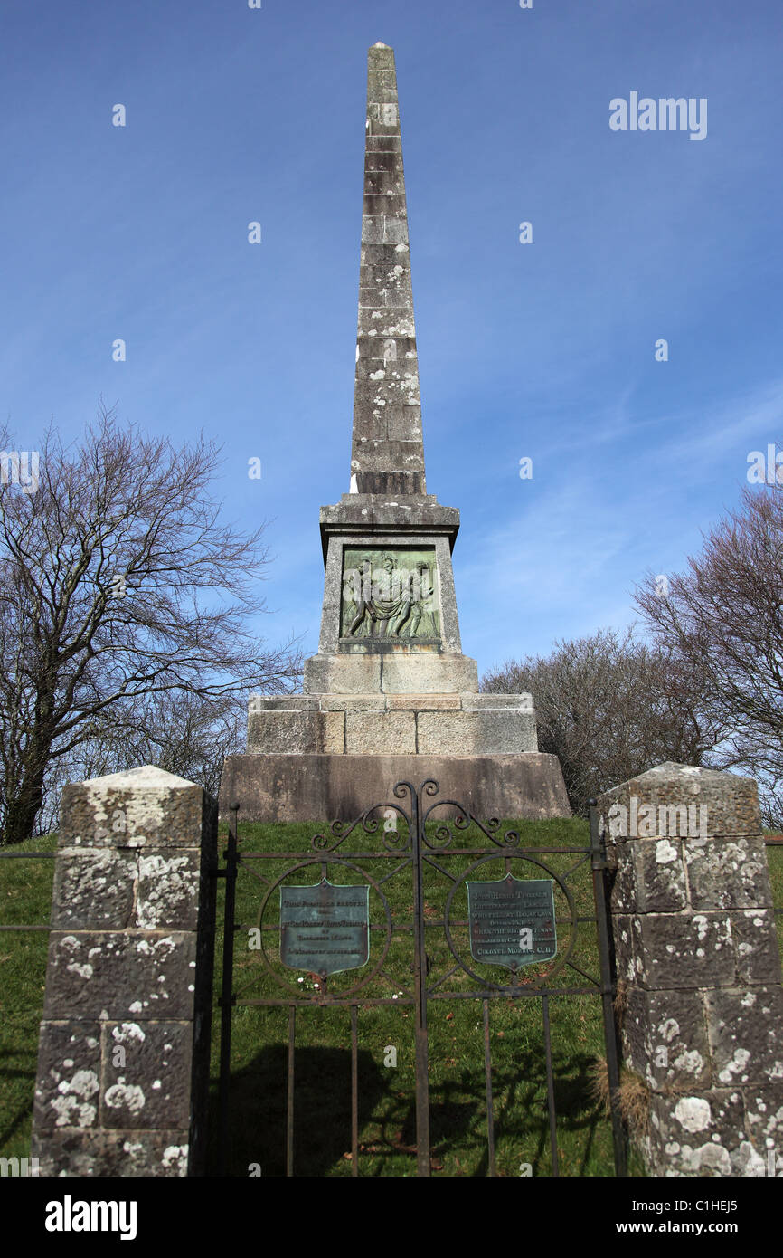 Monument dedicated to John Henry Thomson Lieutenant 17th Lancers at ...
