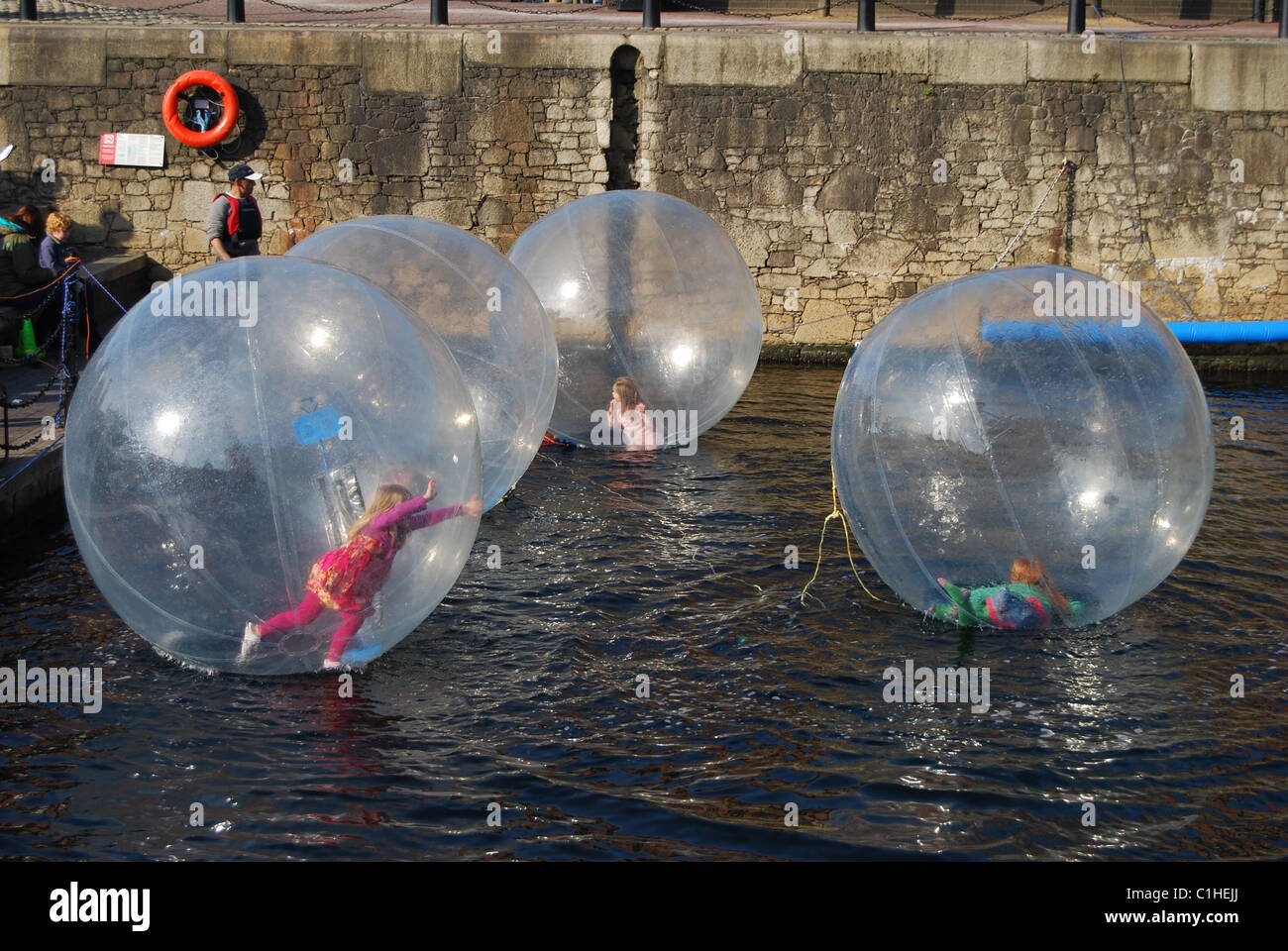 Water zorbing hi-res stock photography and images - Alamy