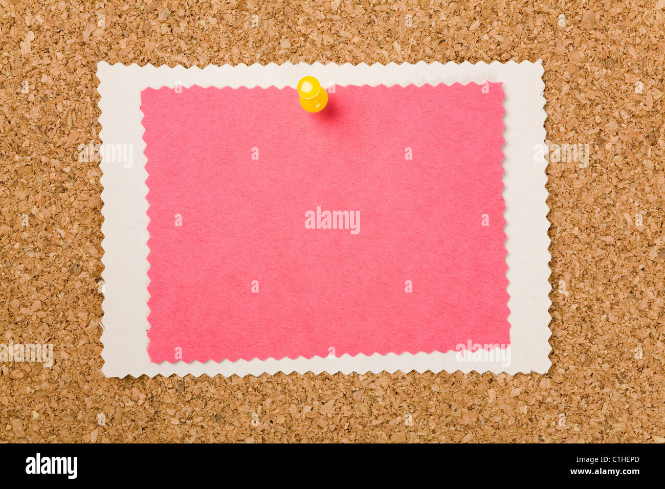 a note on a Bulletin Board Stock Photo - Alamy