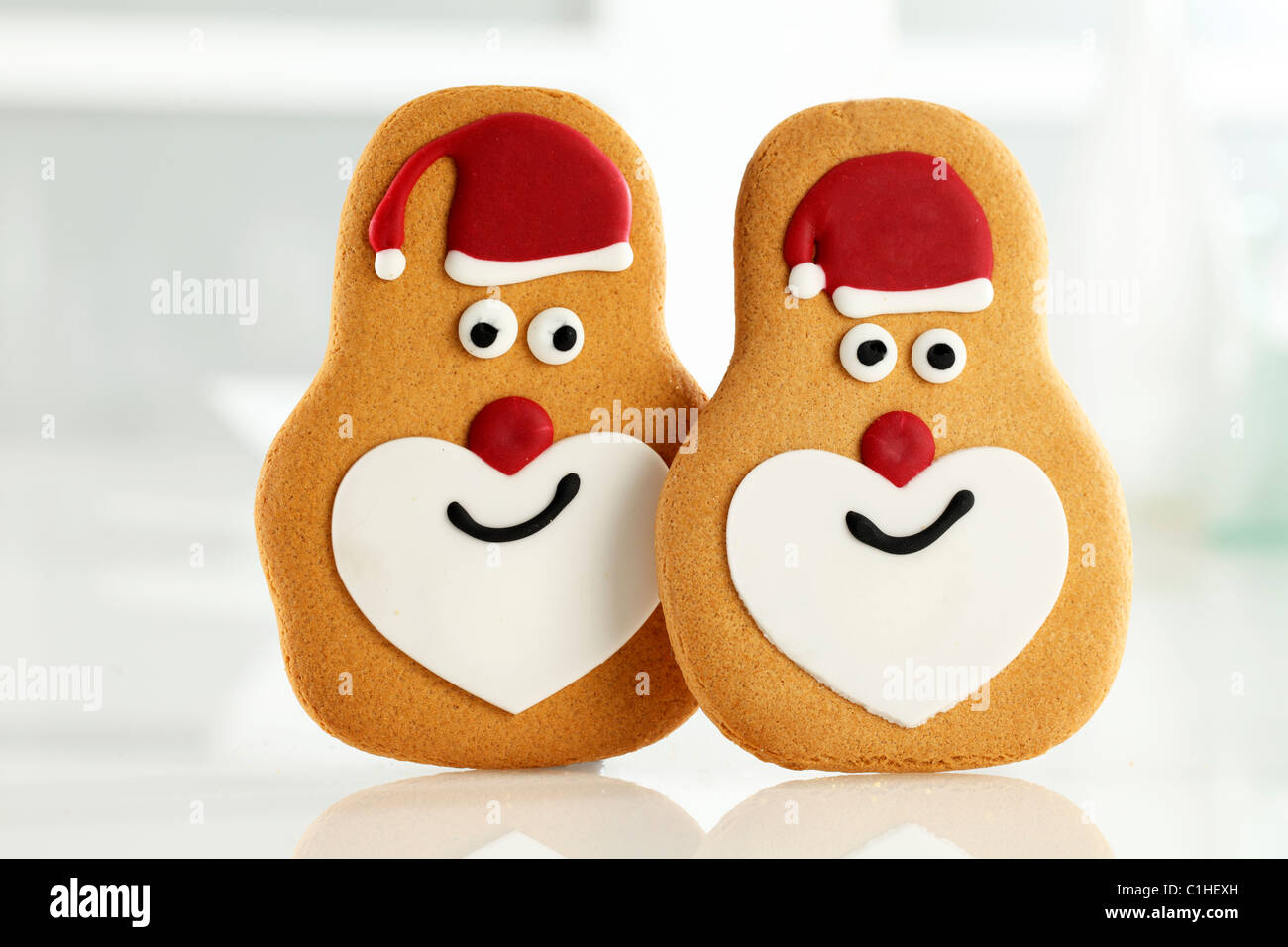 Father christmas face hi-res stock photography and images - Alamy