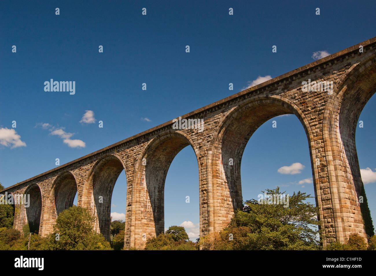 Viaduct at Ty Mawr Country Park, North Wales Stock Photo - Alamy