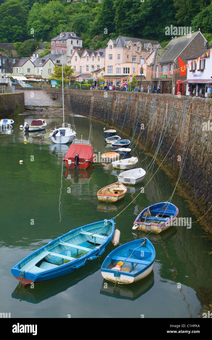 Lynmouth Harbour Devon Stock Photo - Alamy