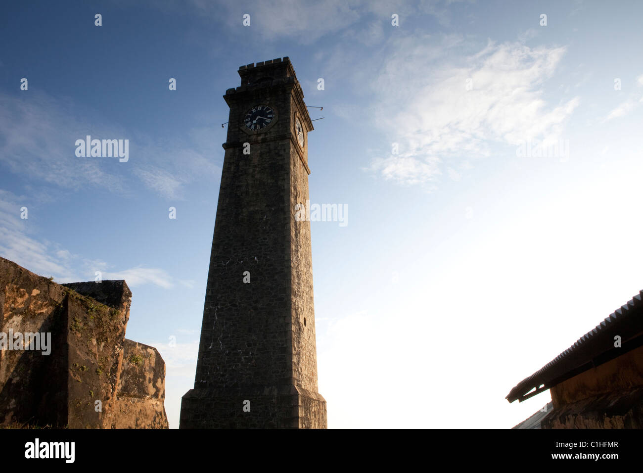 A view of the Galle Fort in Galle on the South coast of Sri Lanka Stock ...