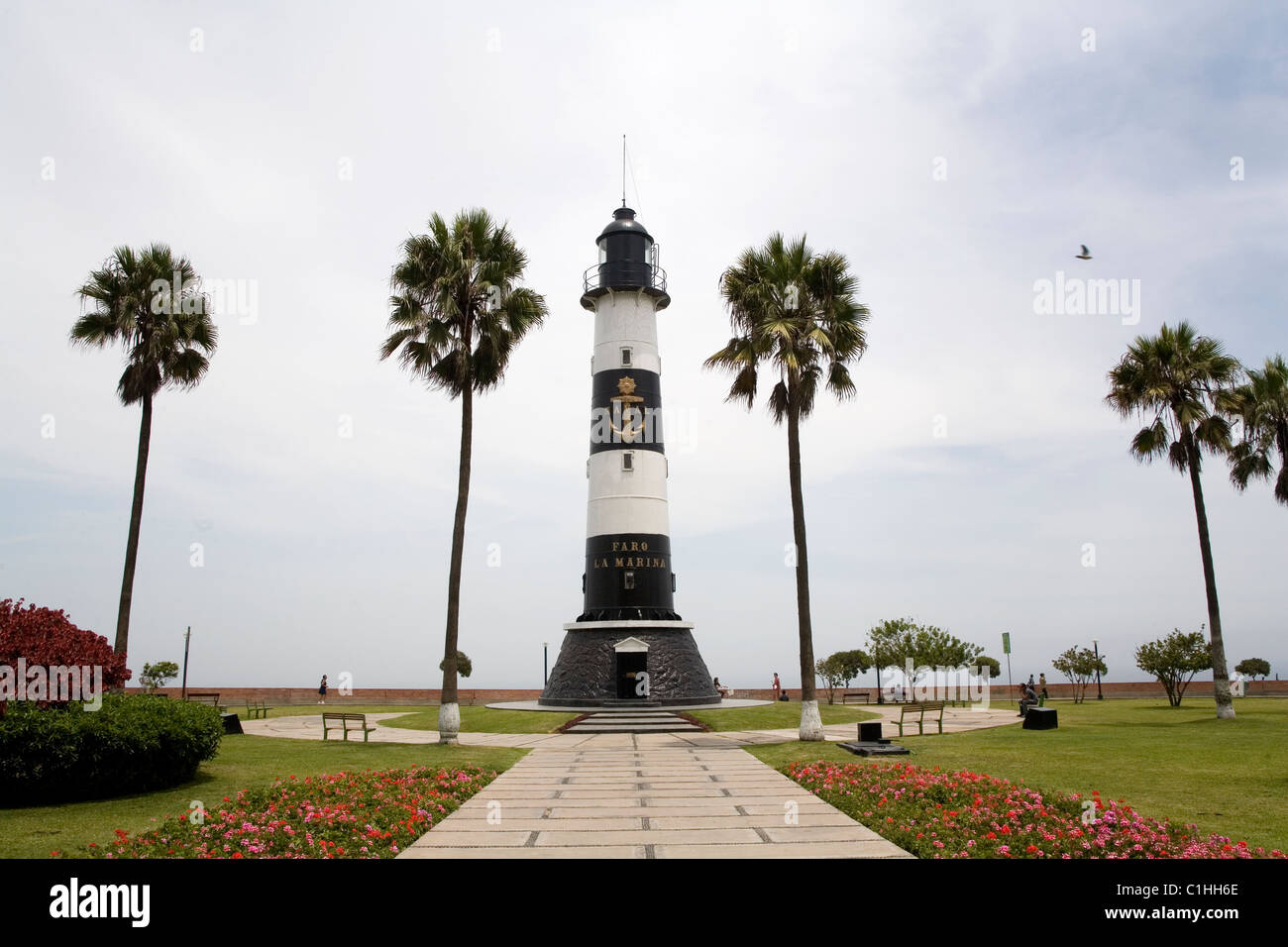 The navy lighthouse, Miraflores, Lima, Peru' Stock Photo - Alamy