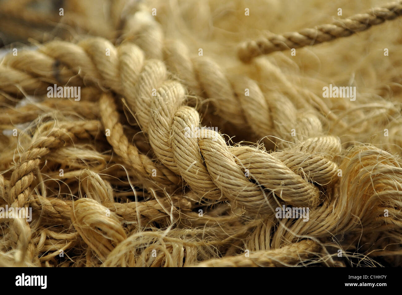 Ruthin gaol prison rope texture hi-res stock photography and images - Alamy