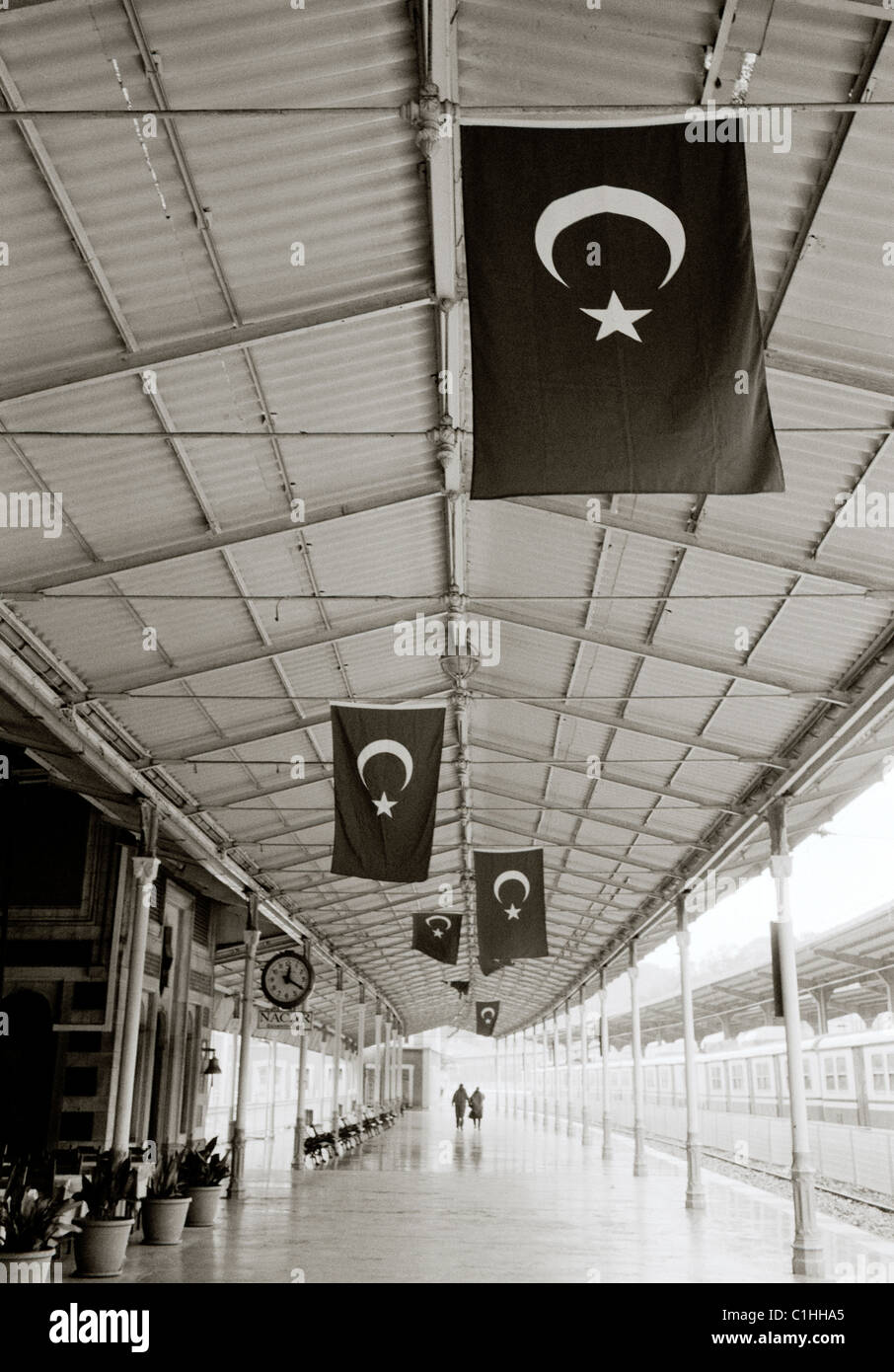 Sirkeci Train Railway Station in Istanbul in Turkey in Middle East Asia ...