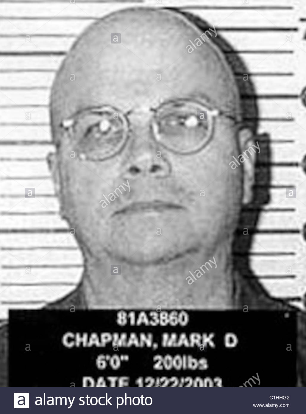 Mark David Chapman Mugshot Stock Photo: 35422354 - Alamy