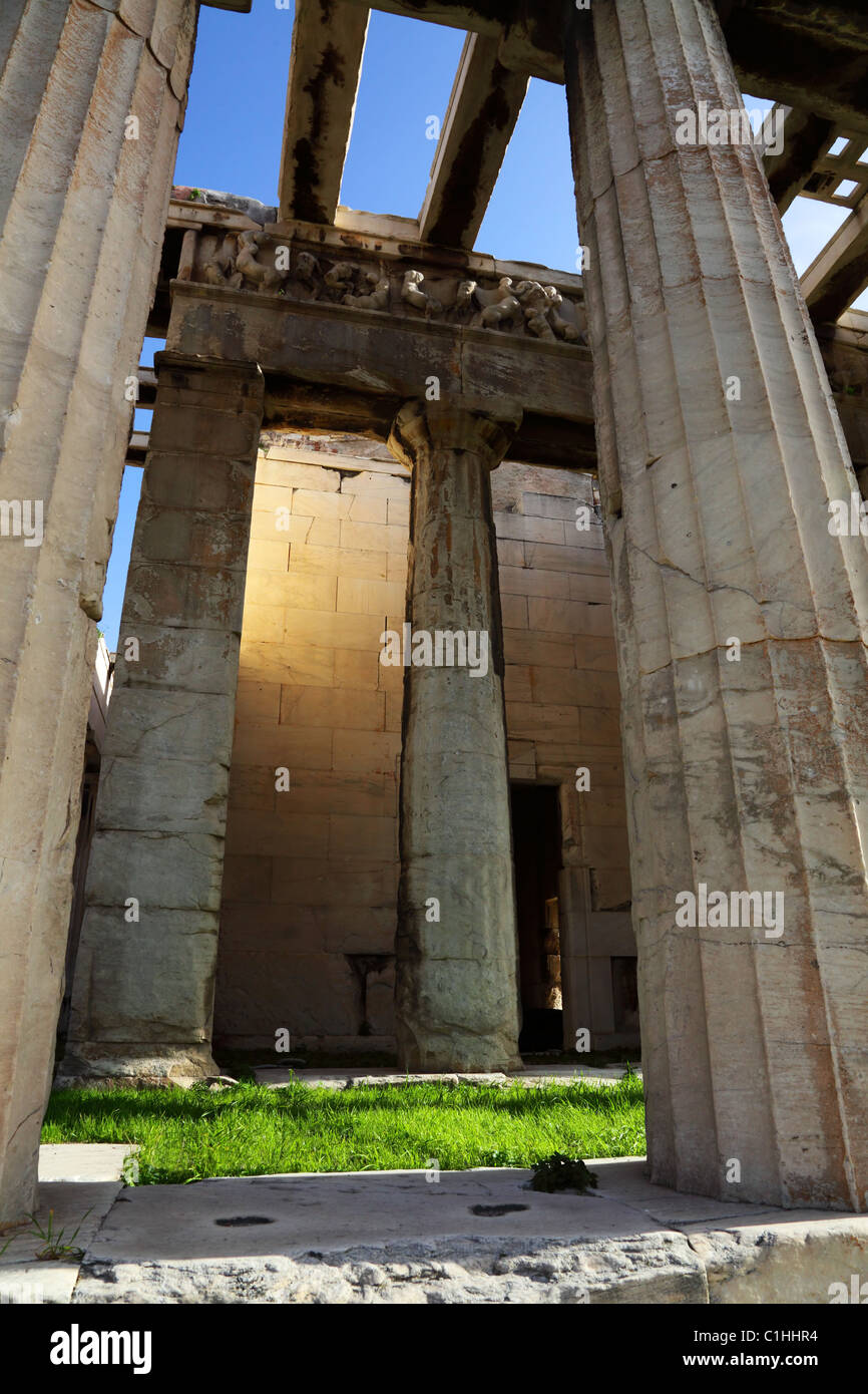 The Temple of Hephaestus, also known as the Hephaisteion or earlier as ...