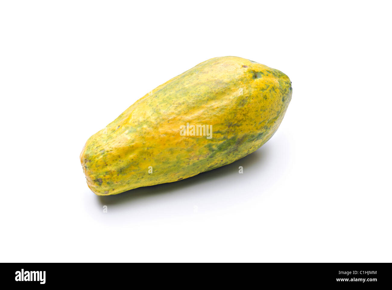 Papaya fruit or Pawpaw, isolated on white with shadow Stock Photo - Alamy