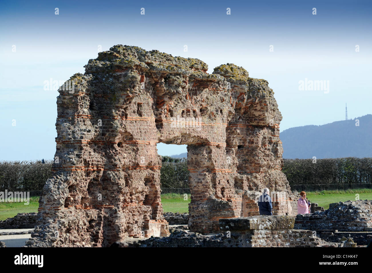 Roman ruins at Wroxeter or 'Viroconium' in Shropshire Stock Photo - Alamy