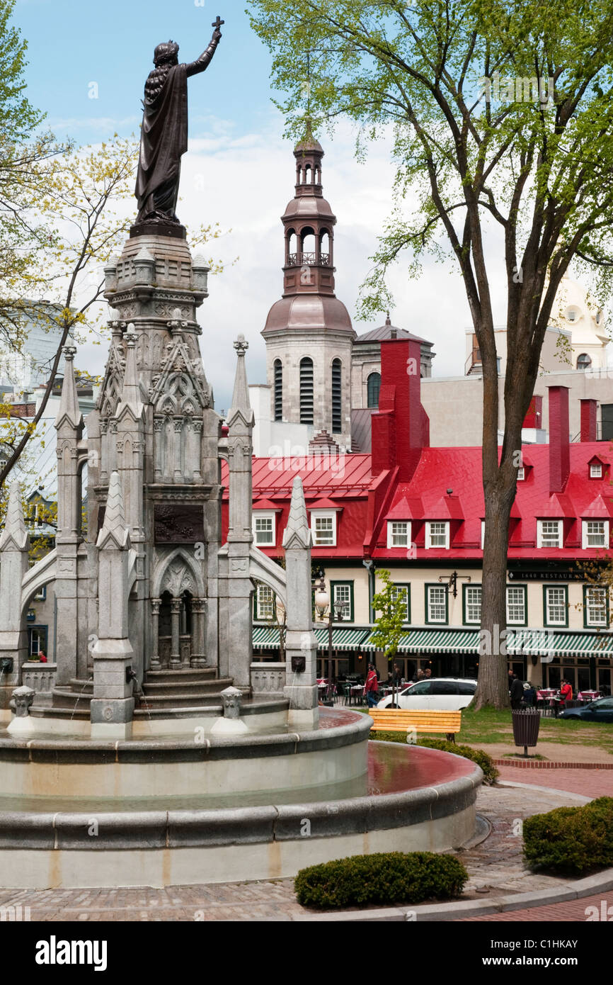Monument of Faith - Quebec city, Canada Stock Photo - Alamy