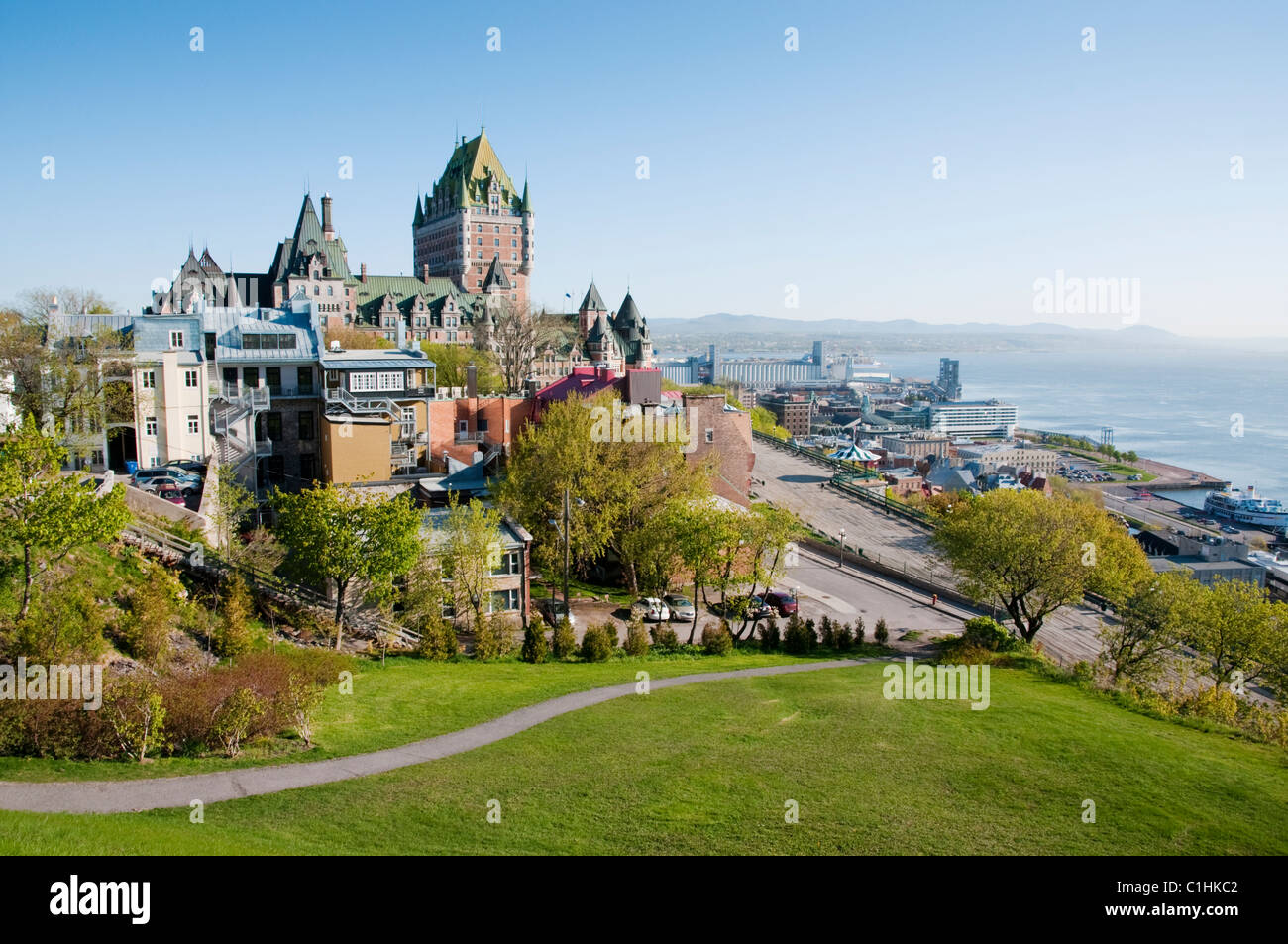Quebec city landmarks day hi-res stock photography and images - Alamy