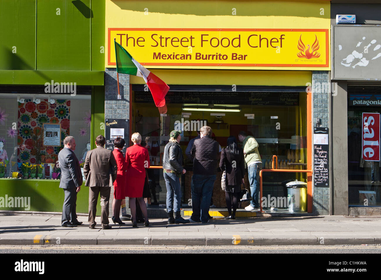 Burrito bar hi-res stock photography and images - Alamy