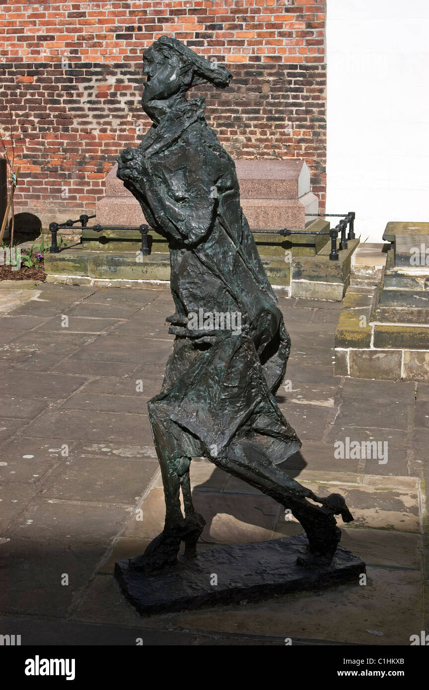Running Woman sculpture by George Fullard Stock Photo - Alamy