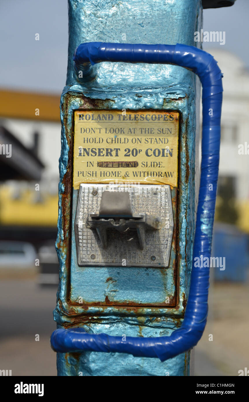 Roland Telescopes at Southend-On-Sea Stock Photo - Alamy