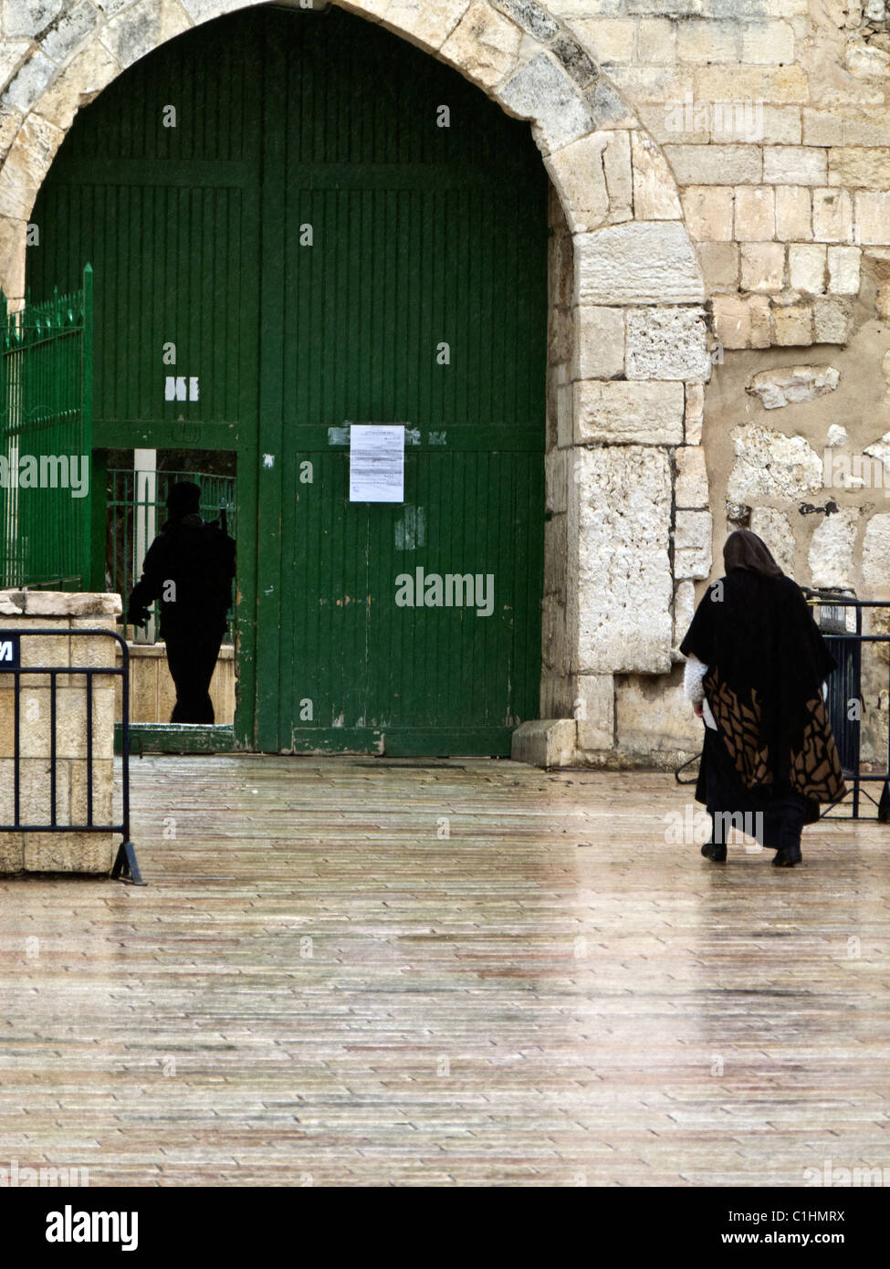 Gates of Jerusalem,gate to the Temple Mount Stock Photo - Alamy