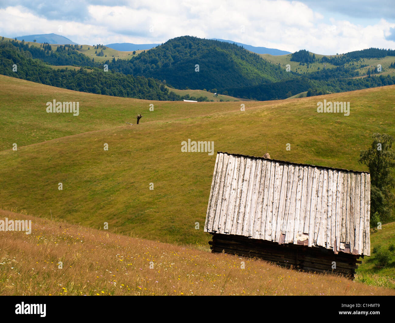 Landscape, in Romania Stock Photo - Alamy