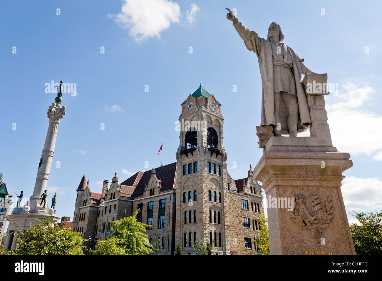 Town Square Scranton Pennsylvania Stock Photo - Alamy