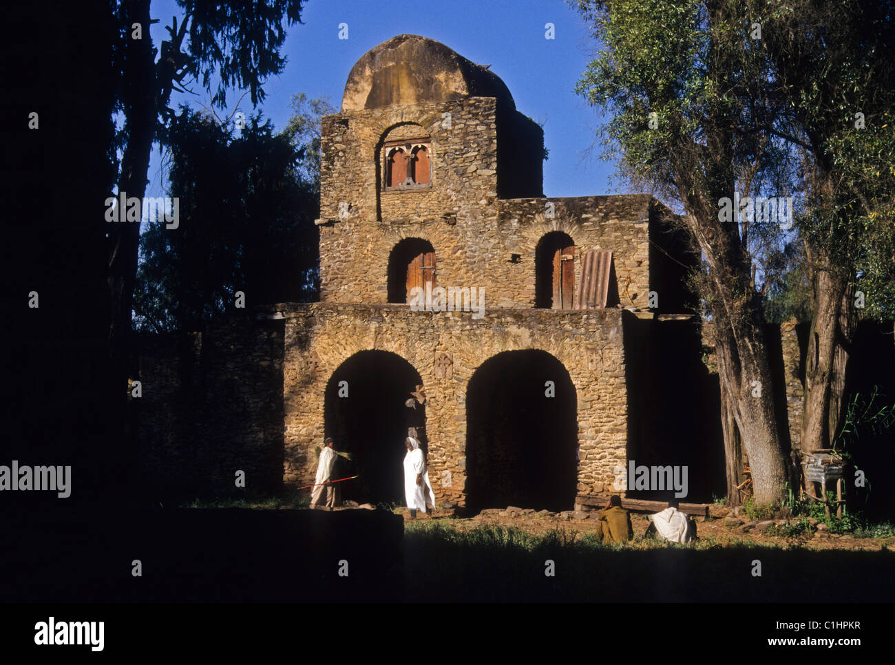 Old church of Debre Berhan Selassie, Gondar, Ethiopia Stock Photo - Alamy